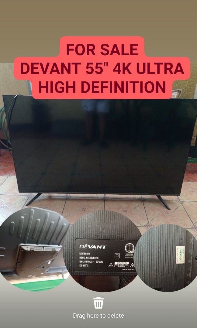 DEVANT 55" SMART TV 4K ULTRA HIGH DEFINITION, TV & Home Appliances, TV ...
