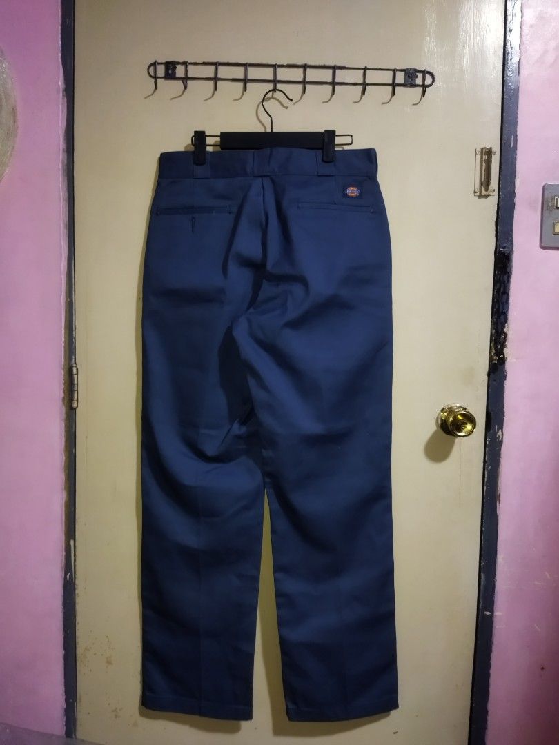 Dickies Blue Pants Mens Fashion Bottoms Chinos On Carousell