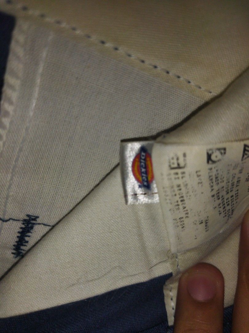 Dickies Blue Pants Mens Fashion Bottoms Chinos On Carousell