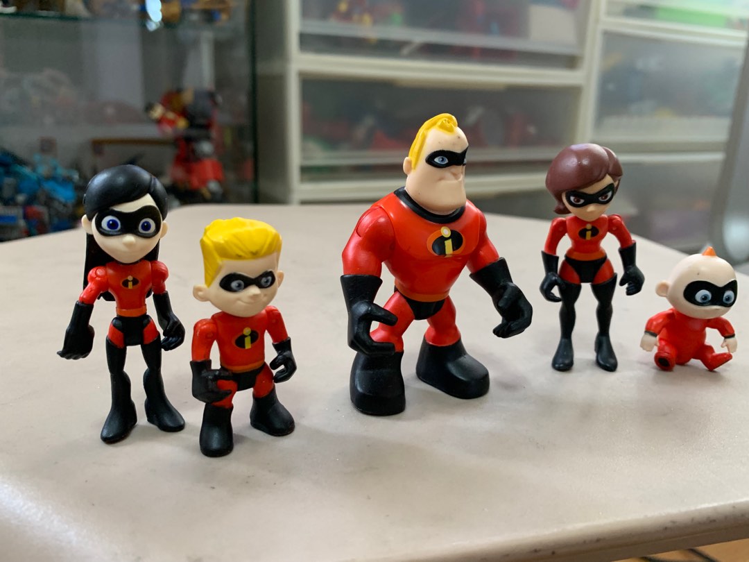 Disney Pixar Different Incredibles set toys, Hobbies & Toys, Toys ...