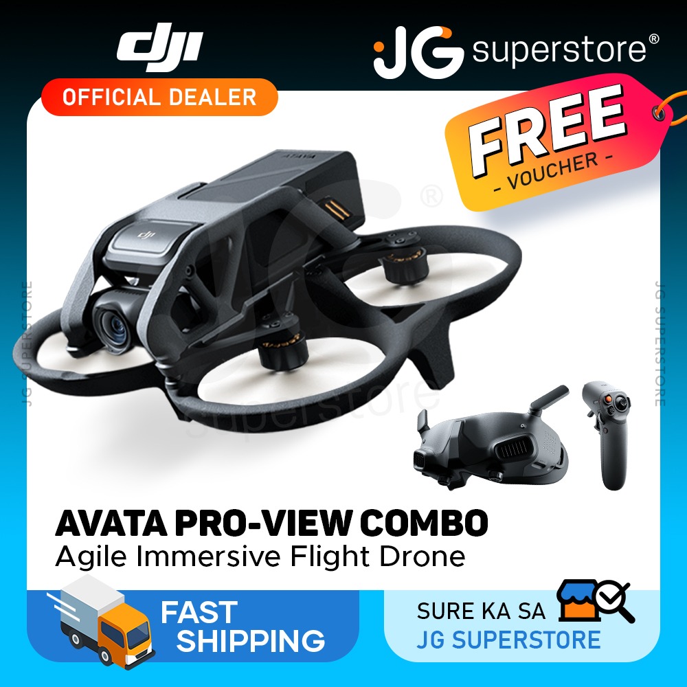 DJI Avata Pro-View Combo FPV Drone with DJI RC Motion 2 Controller Ultra-Wide 4K100p Stabilized ...