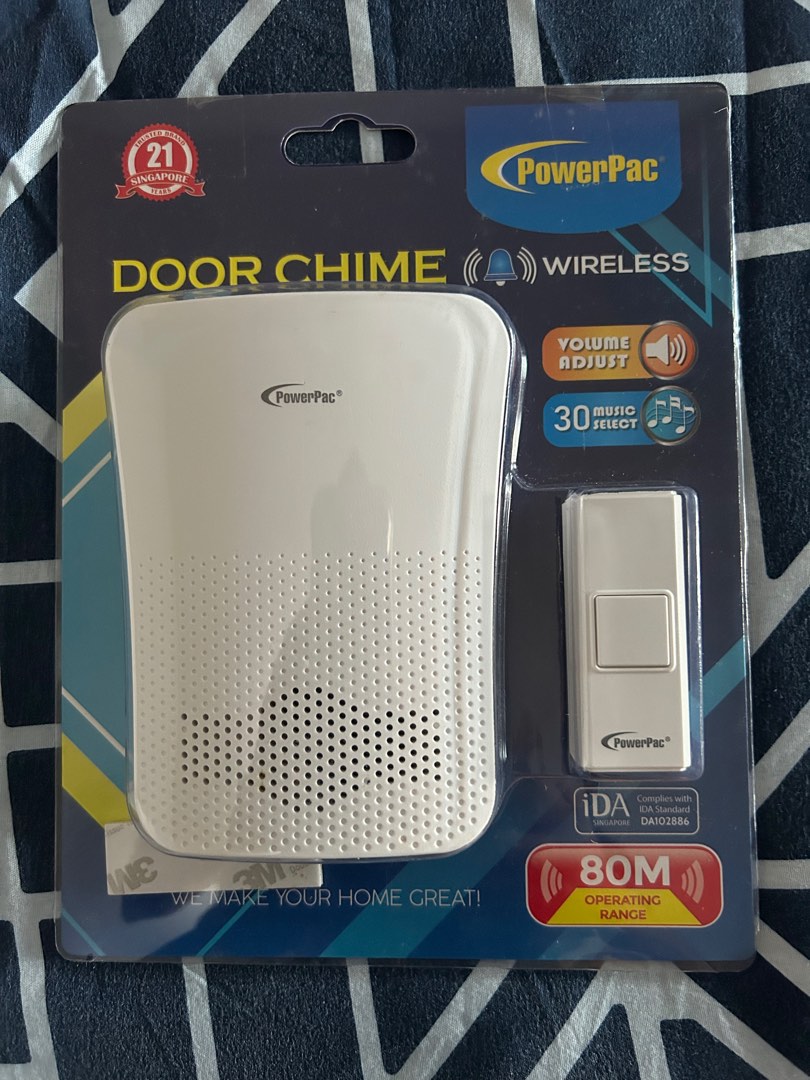Door Bell | Door Chime wireless -$8, Furniture & Home Living, Security ...