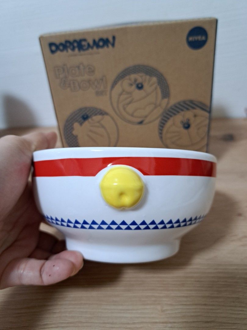 Doraemon ceramic plate and bowl set, TV & Home Appliances, Kitchen ...