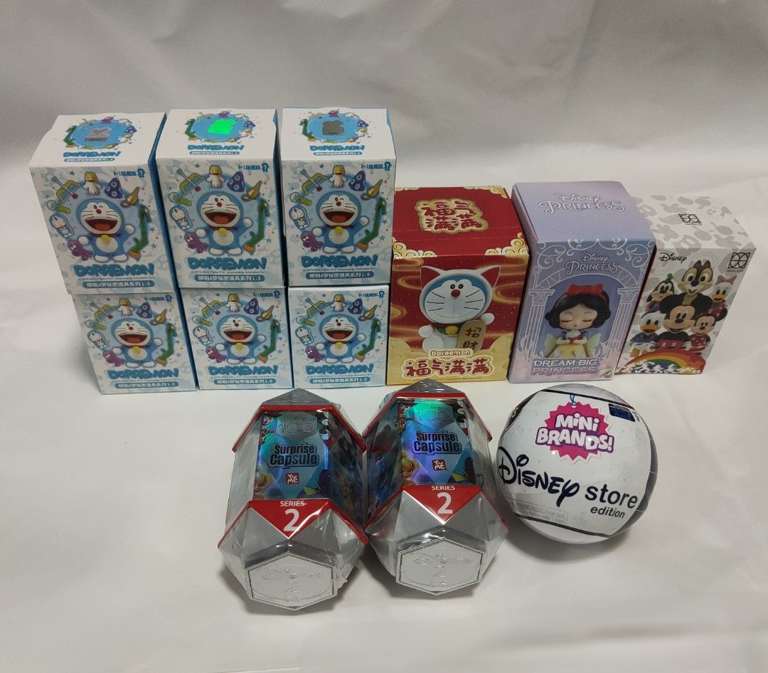 Doraemon Secret Props Series 1.0/Disney dream big princess/Disney 100 ...