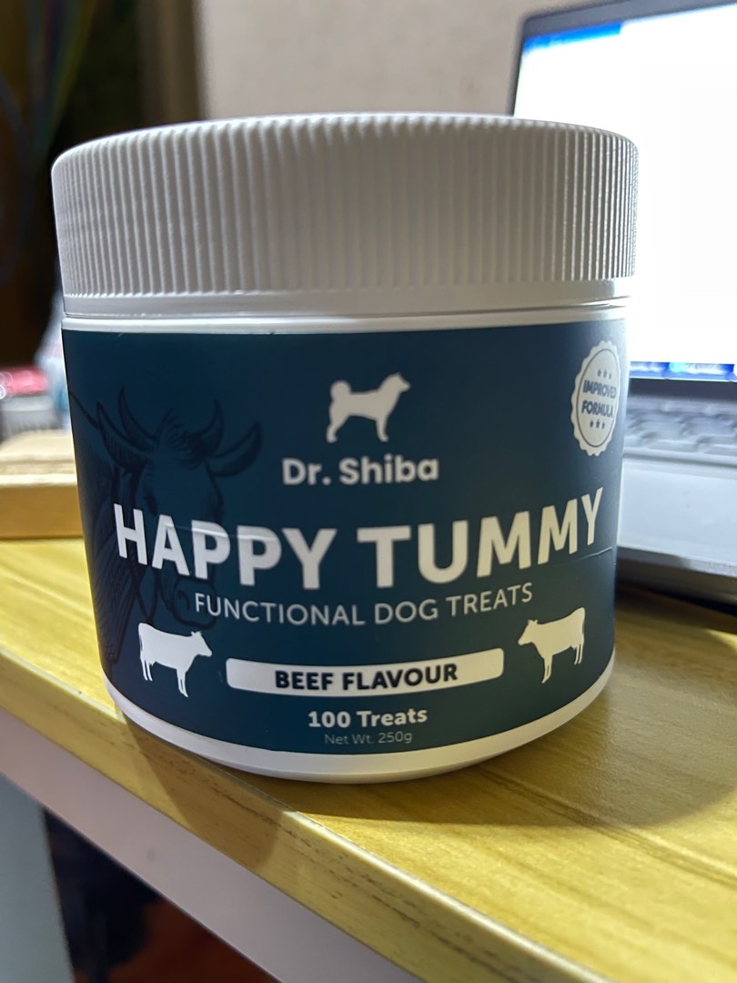 DR SHIBA HAPPY TUMMY FUNCTIONAL DOG TREATS BEEF FLAVOR, Pet Supplies, Pet Food on Carousell