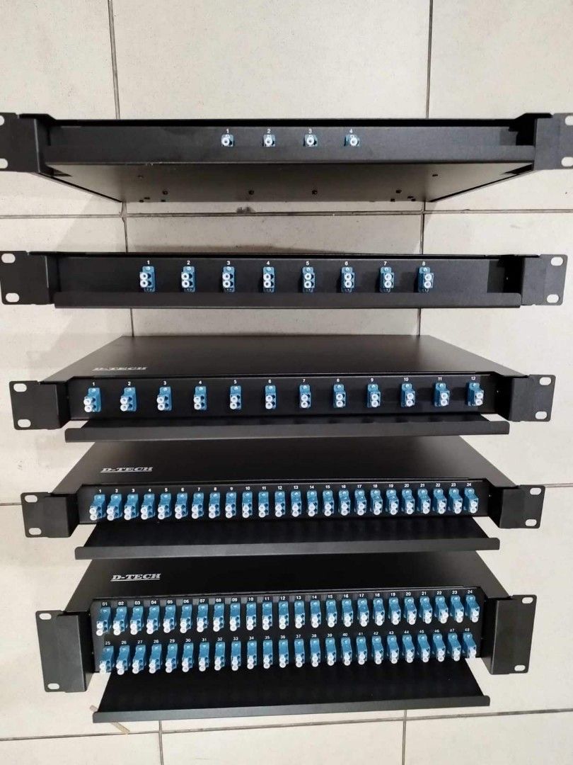 D-TECH LC ODF- Optical Distribution Frame with LC/UPC Pigtail ...