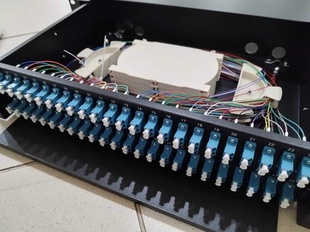 D-TECH LC ODF- Optical Distribution Frame with LC/UPC Pigtail - Rackmount, Computers & Tech ...