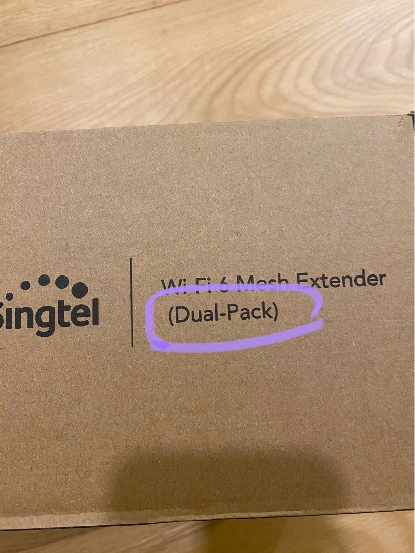 Dual-Pack!!! Singtel wifi 6 Mesh Extender Model AP5690W, Computers ...