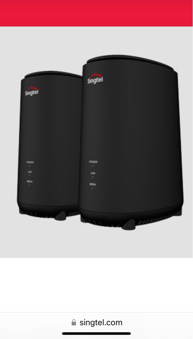 Dual-Pack!!! Singtel wifi 6 Mesh Extender Model AP5690W, Computers ...