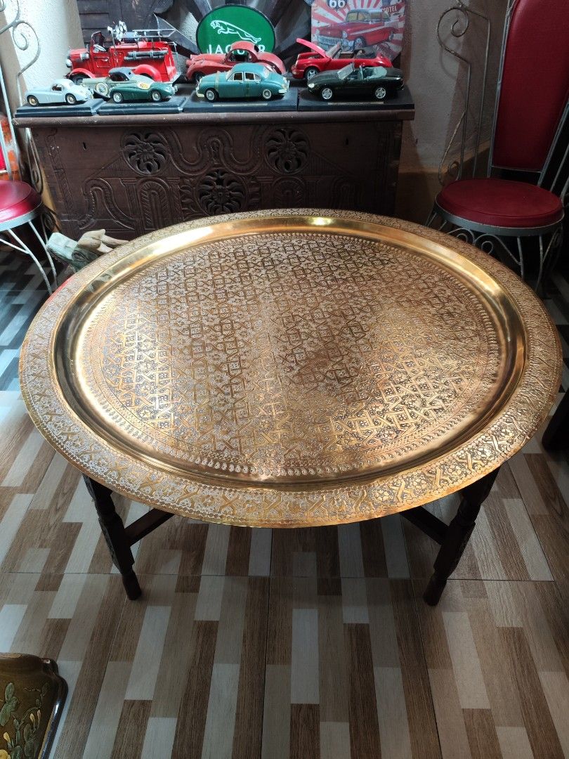 Dulang tembaga bulat besar antik, Hobbies & Toys, Collectibles ...