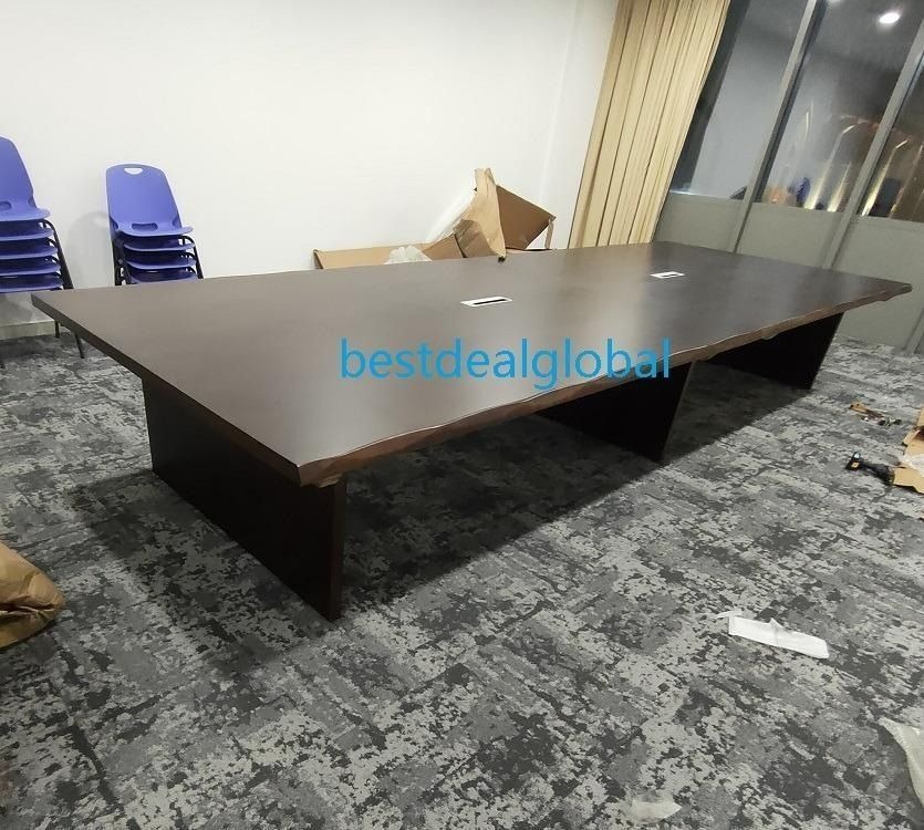 E010 PO Solid Wood Dining Table (Customized) Video, Furniture & Home ...
