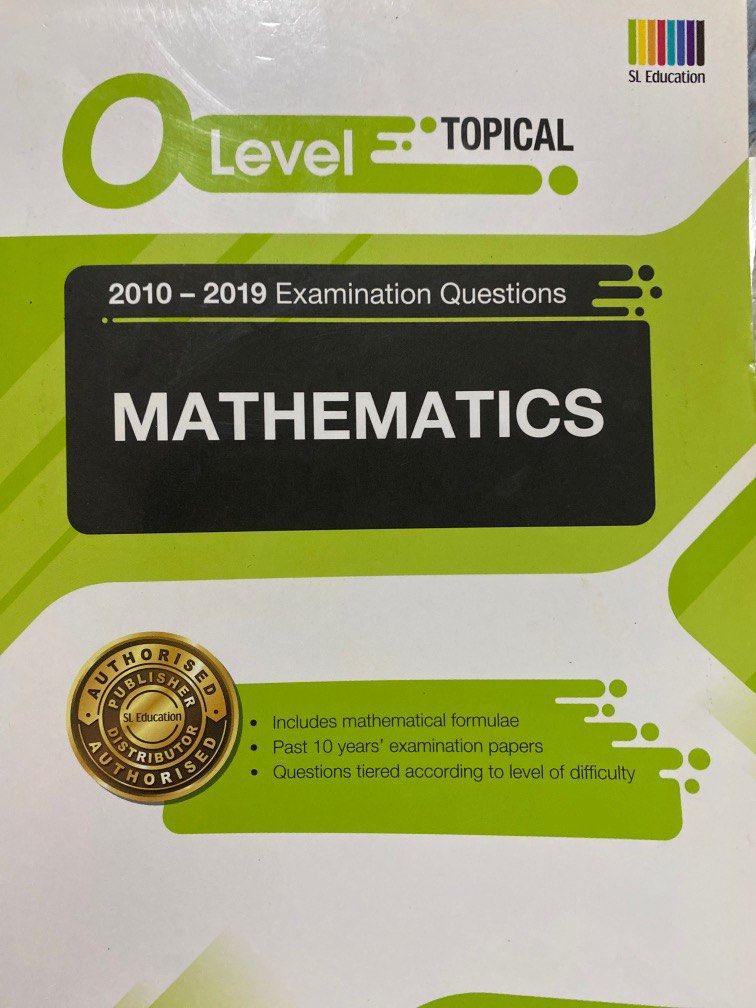 E Math/A Math O level Topical TYS, Hobbies & Toys, Books & Magazines ...