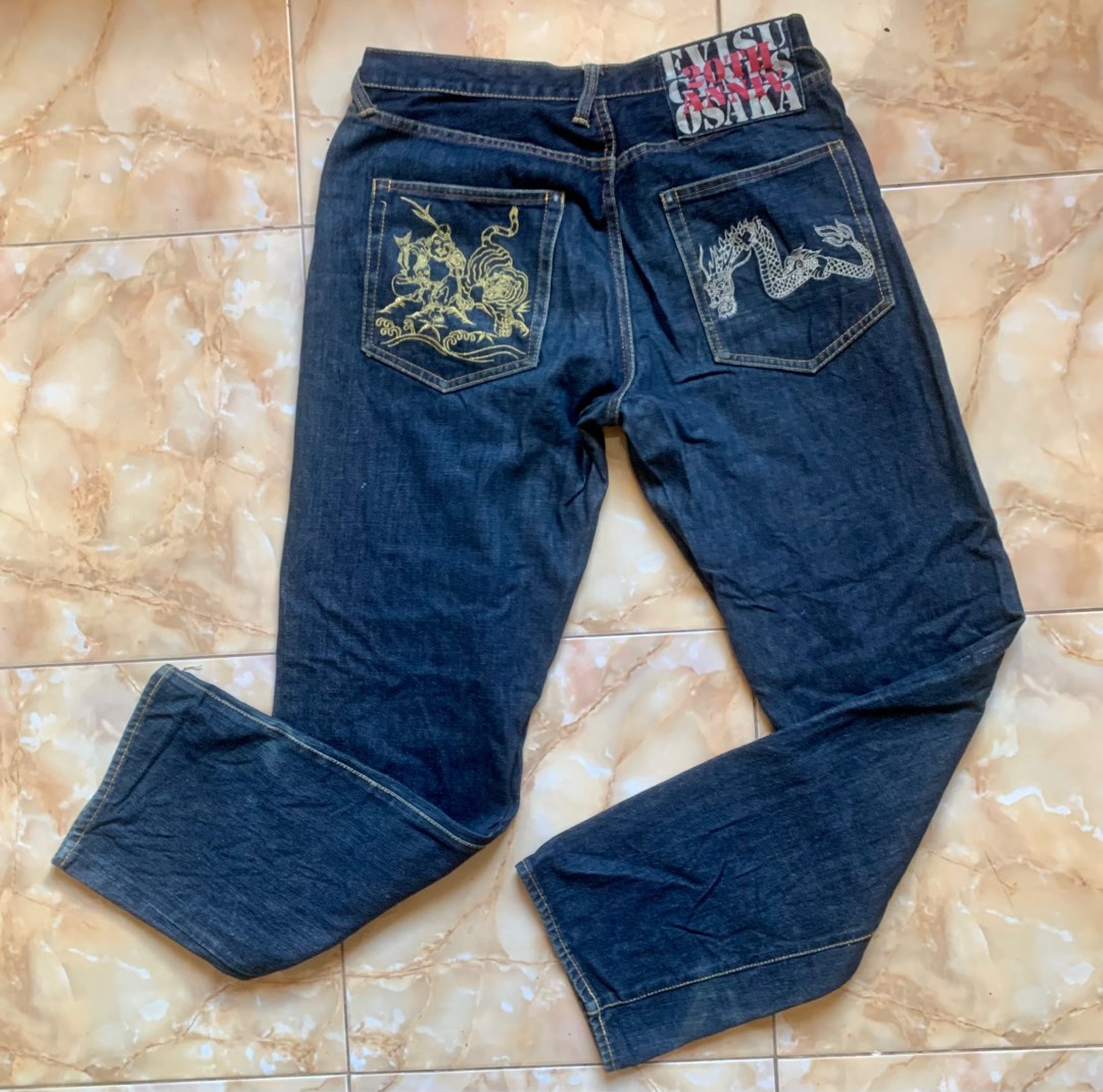 EVISU GENES OSAKA 20th Anniversary, Men's Fashion, Bottoms, Jeans on ...