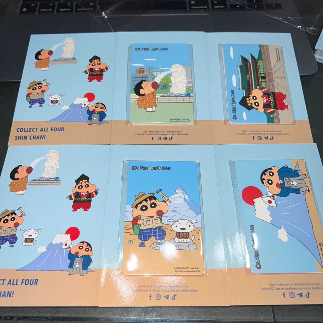 ezlink crayon shin chan japan korea merlion xiao bai sin chan, Hobbies ...