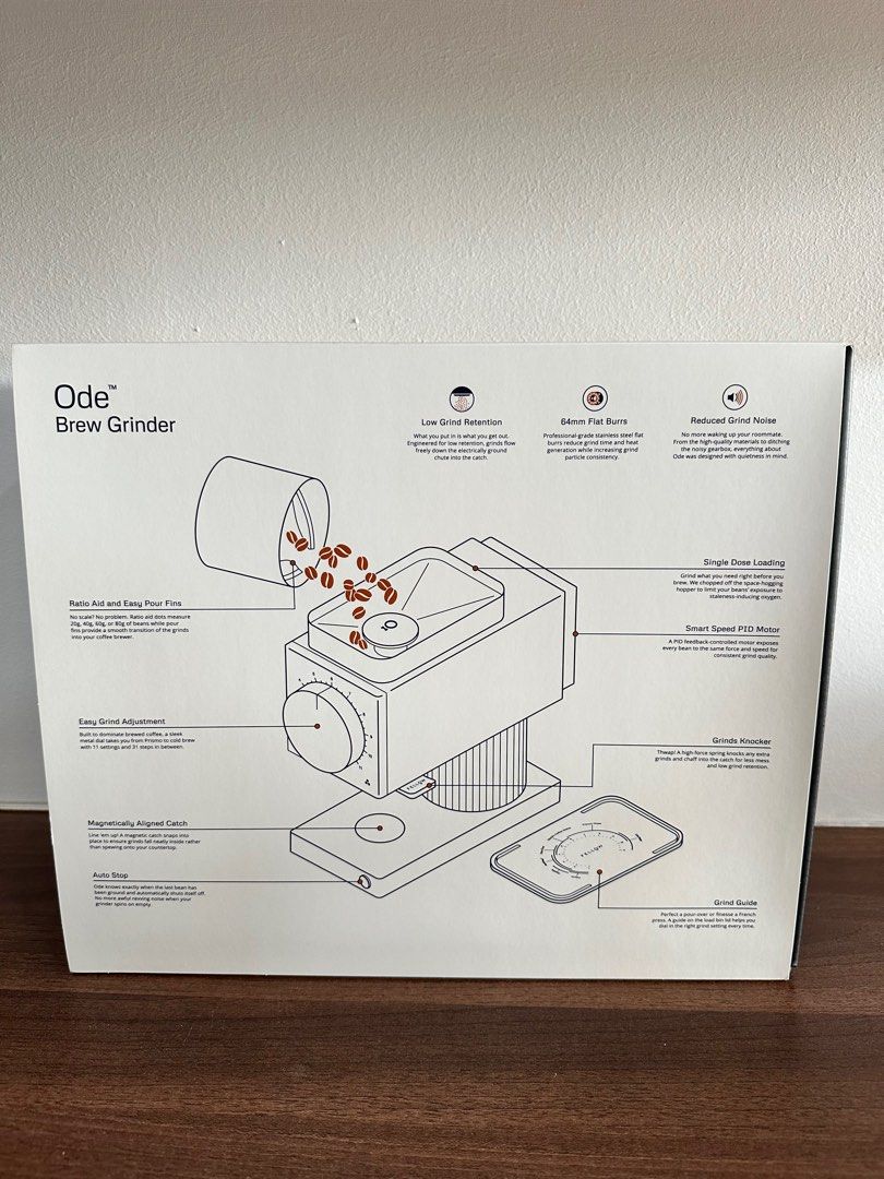 Fellow Ode Grinder Gen 1, TV & Home Appliances, Kitchen Appliances ...
