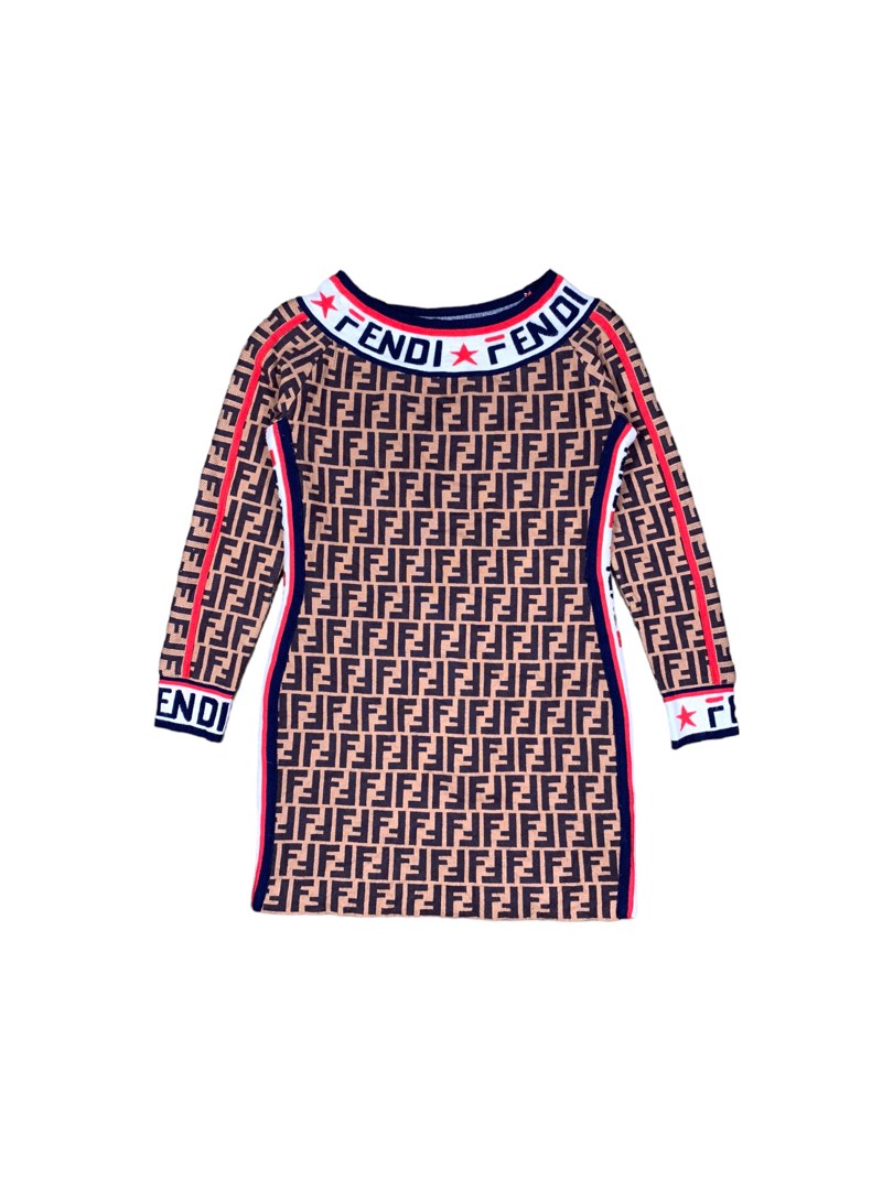 Fendi Monogram Dress, Women's Fashion, Dresses & Sets, Dresses on Carousell