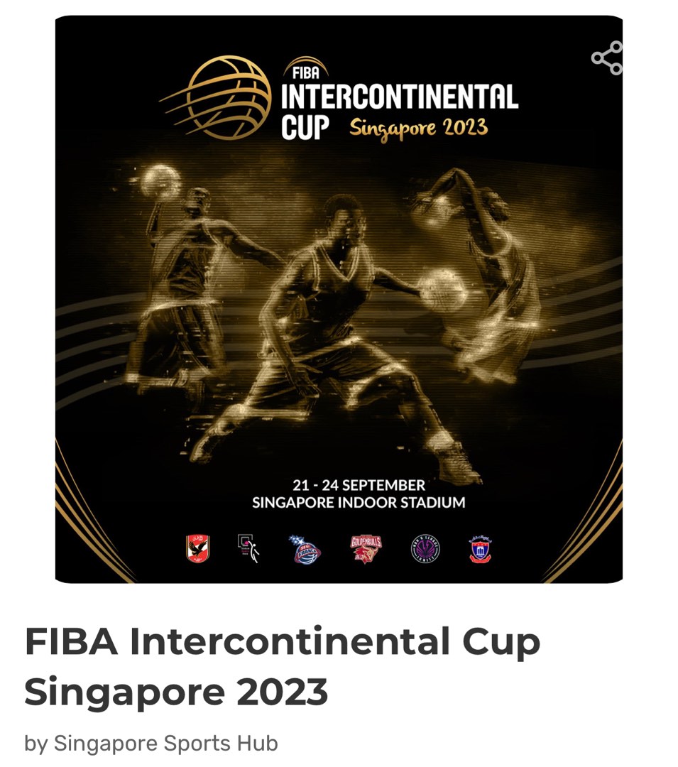 FIBA Intercontinental Cup, Tickets & Vouchers, Event Tickets on Carousell