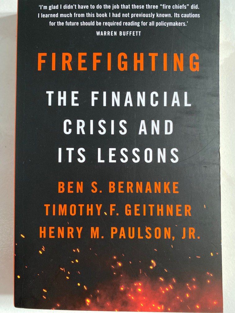 Firefighting- financial crisis, Hobbies & Toys, Books & Magazines ...