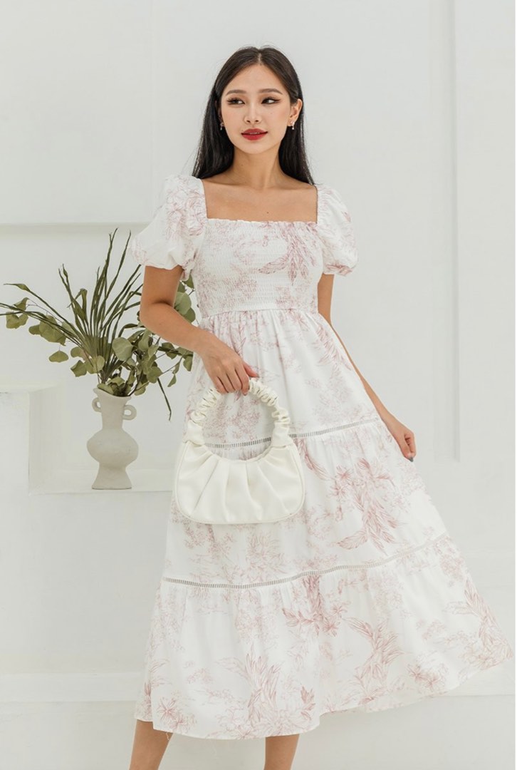 FLY ME TO PARIS GENTLE LADY DRESS IN ROSE CHAMPAGNE, Women's Fashion ...