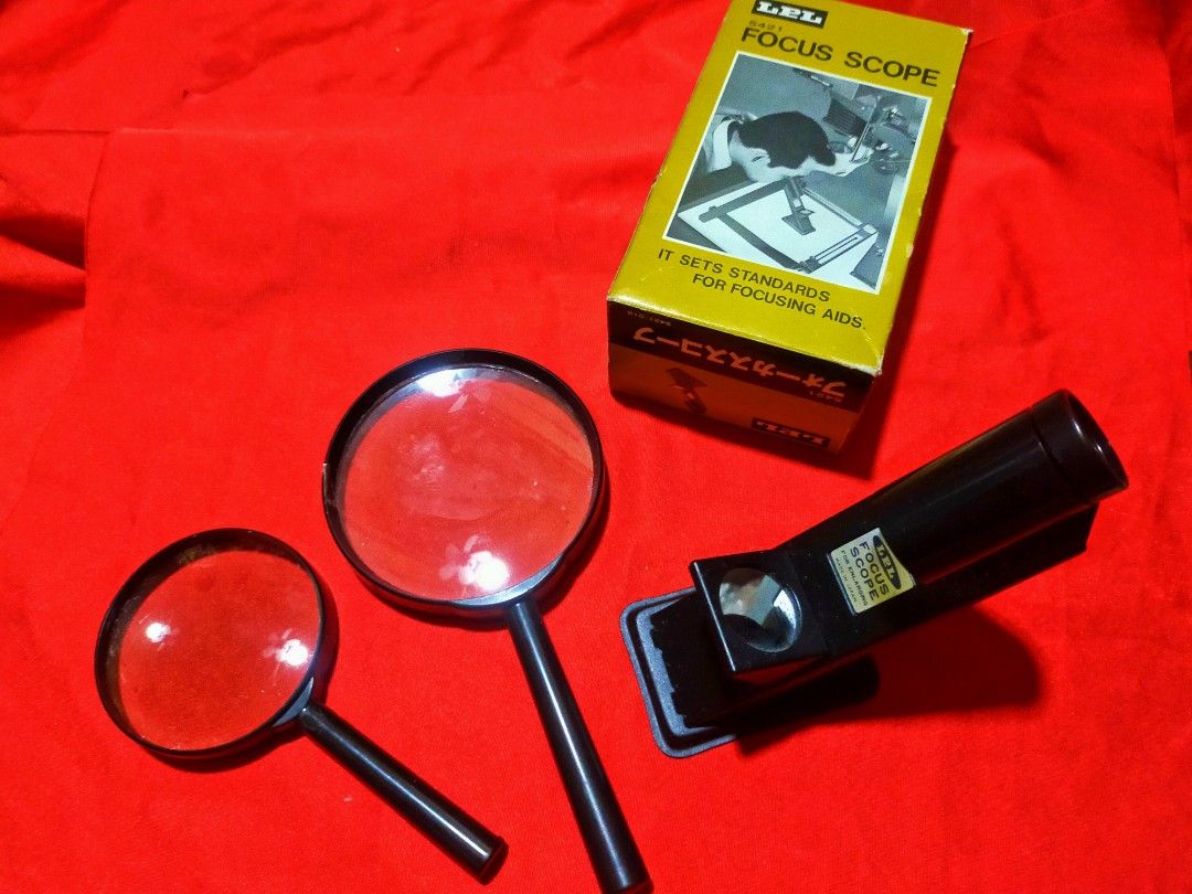FOcus scope/ 2 magnifying glass, Hobbies & Toys, Stationary & Craft ...