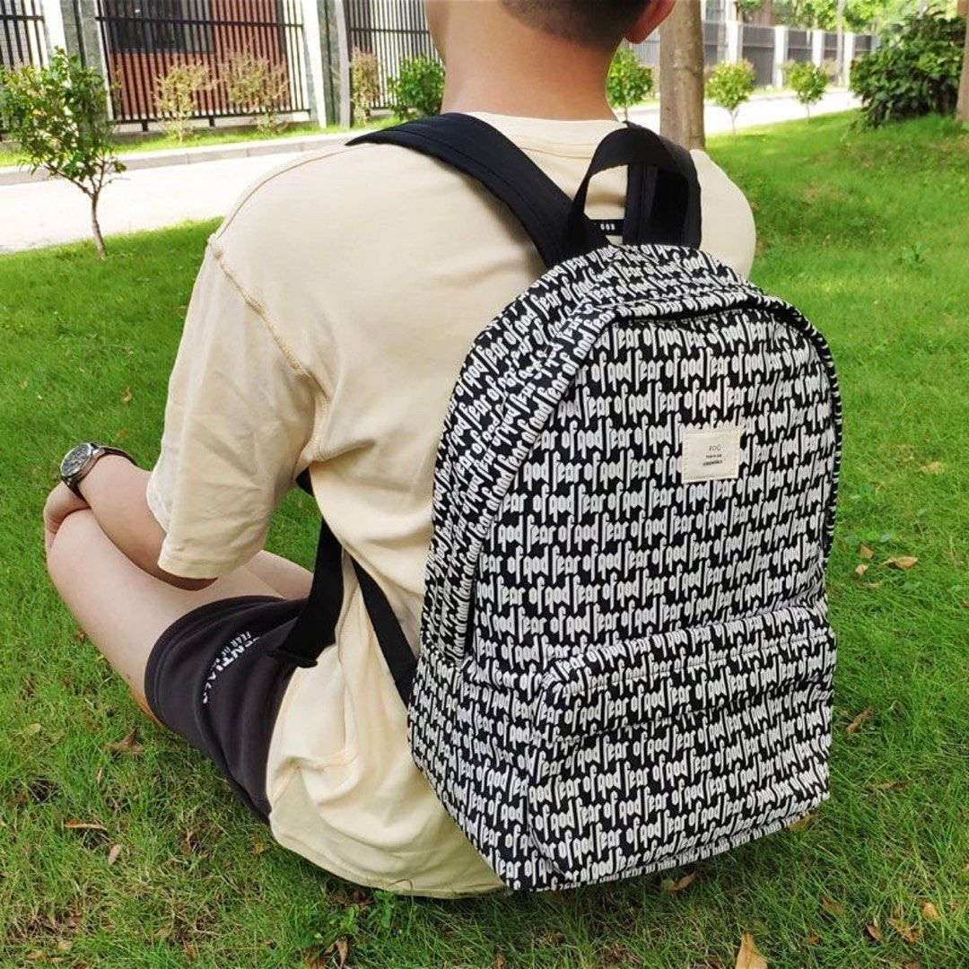 Essentials FOG Fear Of God Backpack, Men's Fashion, Bags, Backpacks on ...