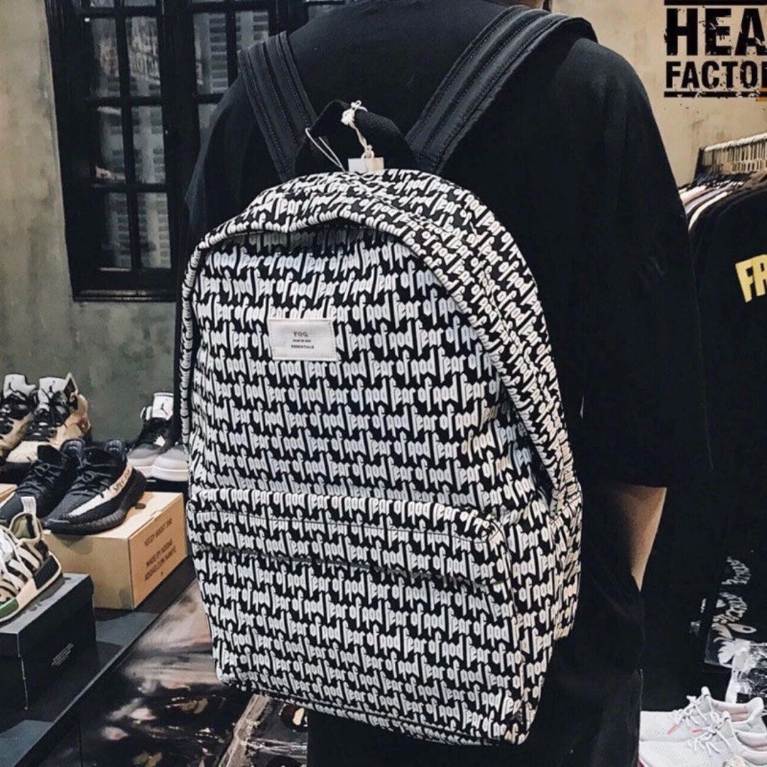 Essentials FOG Fear Of God Backpack, Men's Fashion, Bags, Backpacks on ...