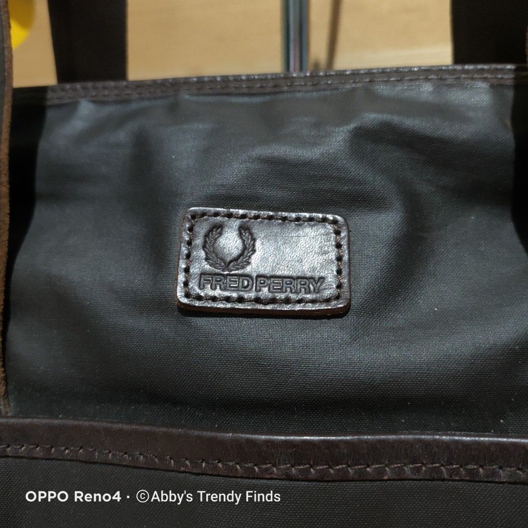 Fred Perry Laptop/Document Bag, Luxury, Bags & Wallets on Carousell