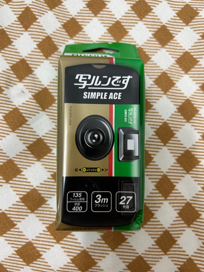 Fujifilm Simple Ace Disposable Camera, Photography, Cameras on Carousell