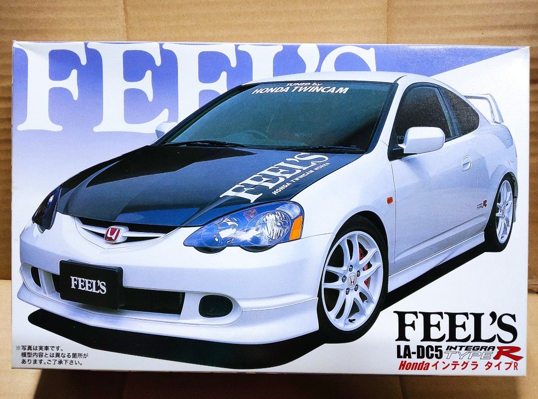 FUJIMI 1/24 FEEL'S LA-DC5 INTEGRA TYPE R HONDA, 興趣及遊戲, 玩具 & 遊戲類 - Carousell