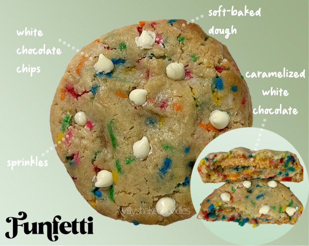 Funfetti, 100g, Food & Drinks, Homemade Bakes on Carousell