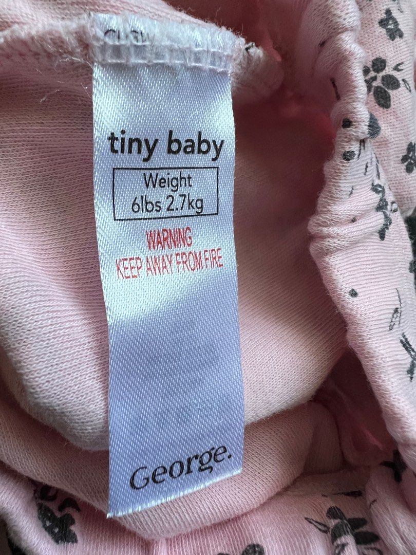 George Tiny Baby Clothes, Babies & Kids, Babies & Kids Fashion on Carousell
