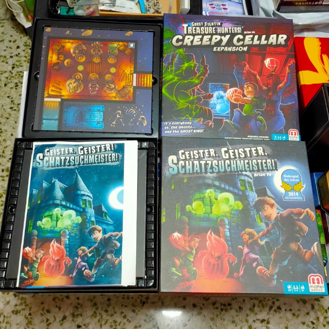 Mattel Games Ghost Fightin' Treasure Hunters + Creepy Cellar Expansion ...