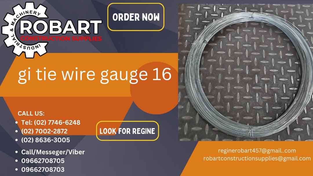 gi tie wire gauge 16, Commercial & Industrial, Construction Tools ...