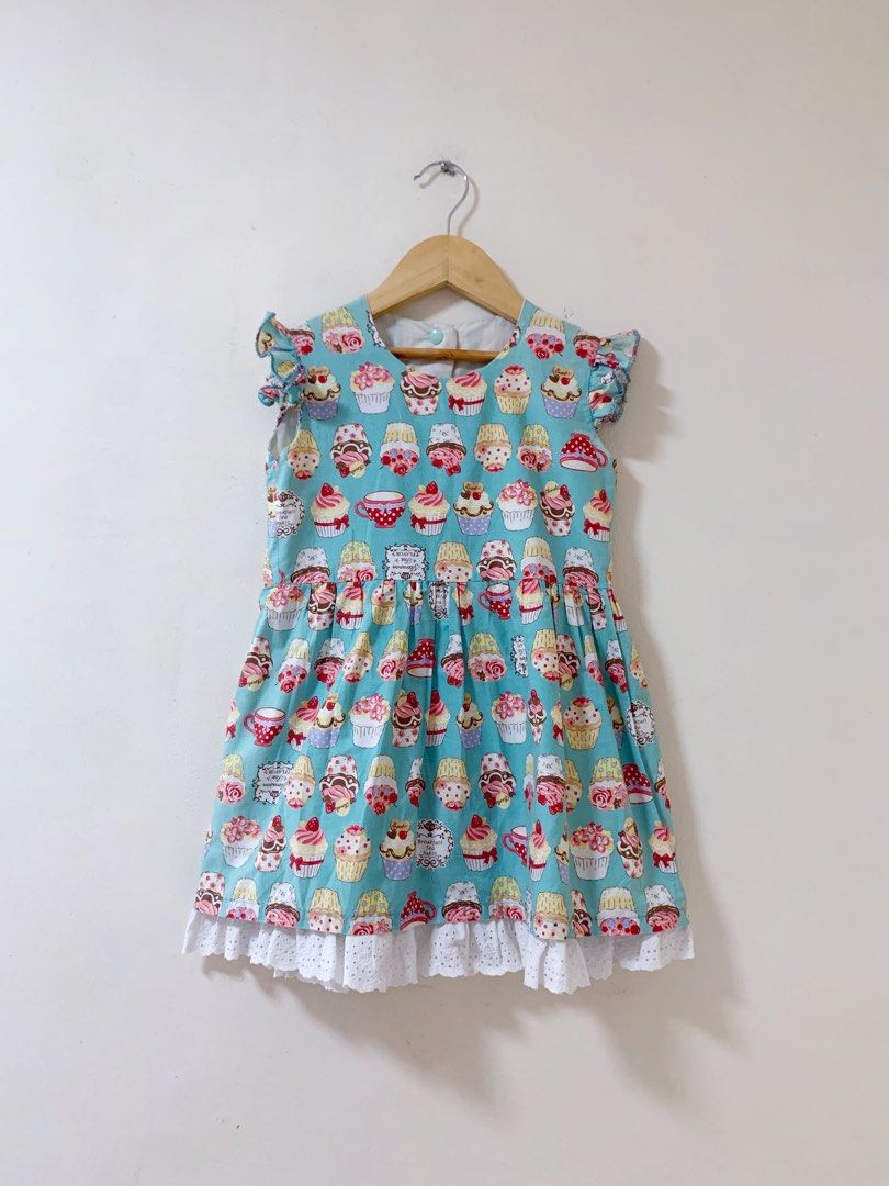 Girls cupcake dress, Babies & Kids, Babies & Kids Fashion on Carousell