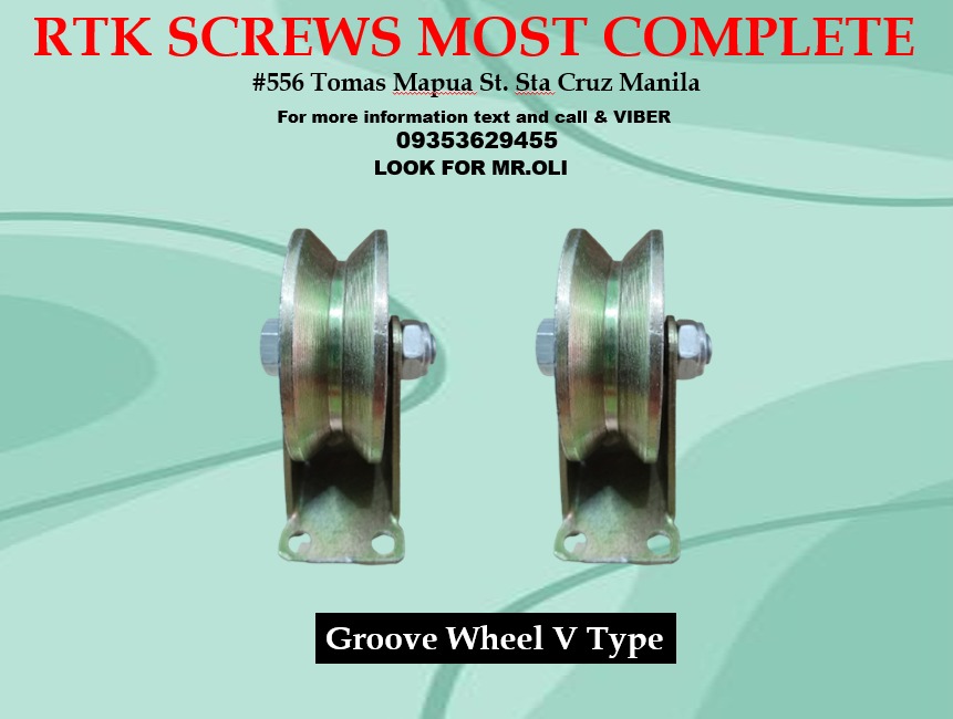 Groove Wheel V Type, Commercial & Industrial, Construction Tools ...