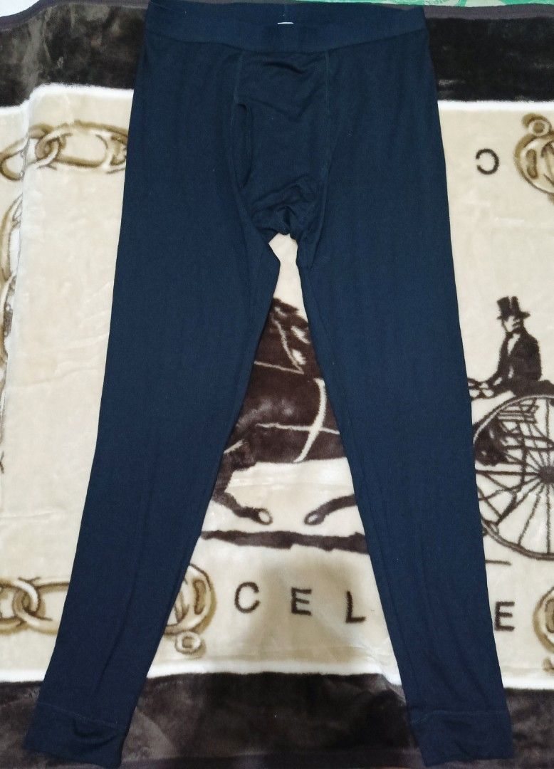 GU by Uniqlo Style Heat Mens Thermal Leggings (Large)#766, Men's Fashion, Bottoms, Underwear on ...