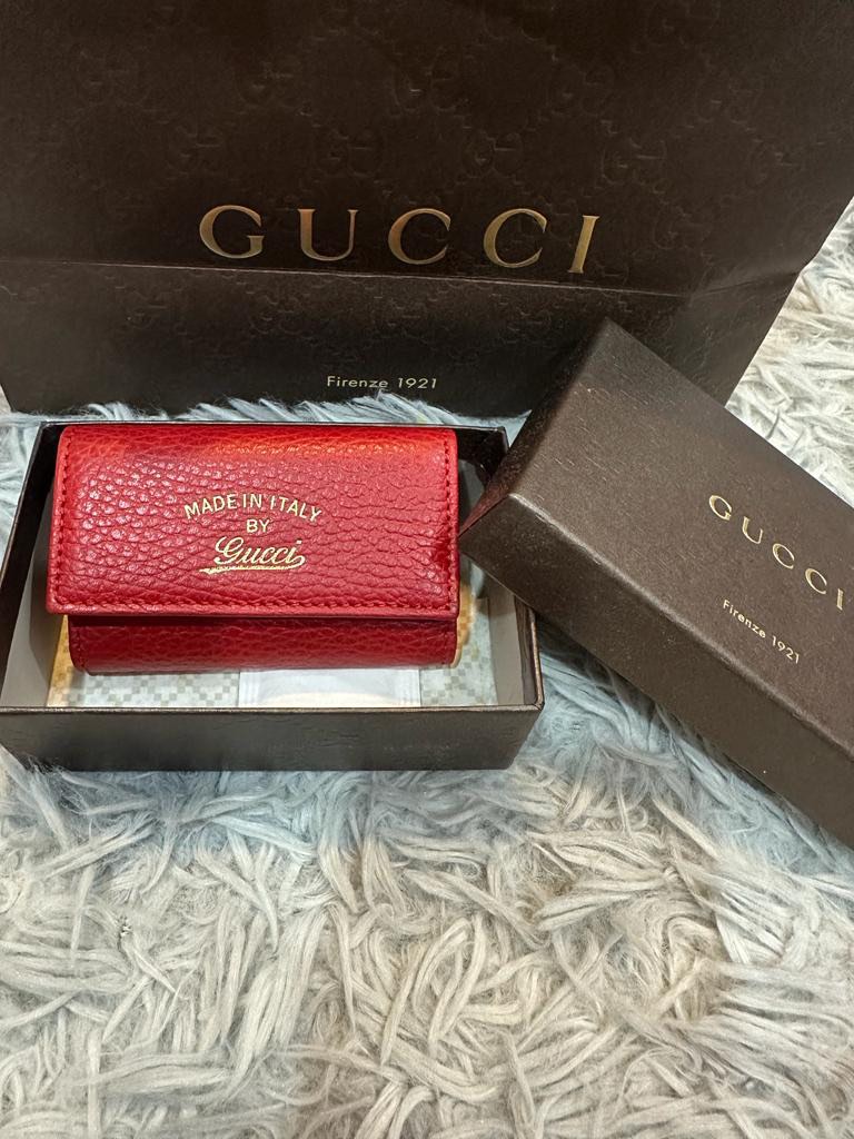 GUCCI KEY POUCH, Women's Fashion, Bags & Wallets, Wallets & Card ...