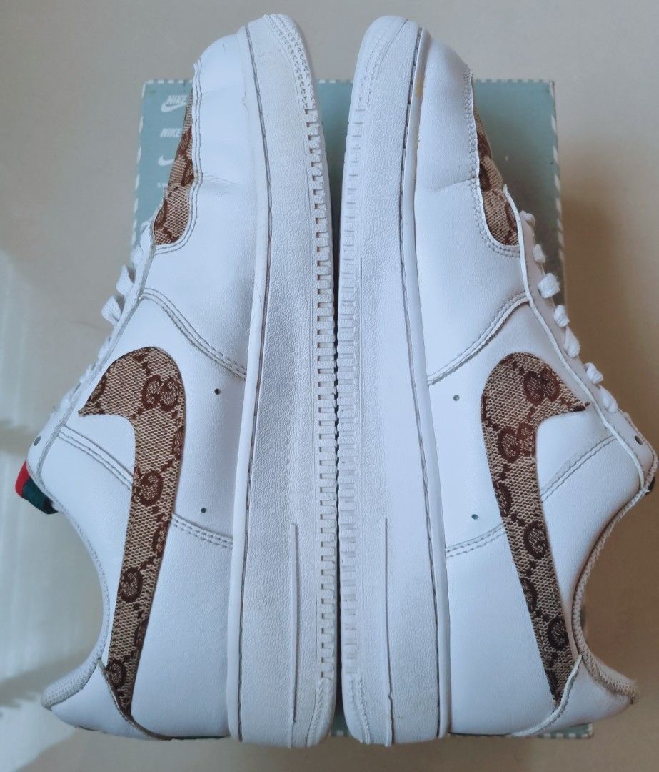 Gucci X Airforce 1 (10 Men) eur44 28cm, Men's Fashion, Footwear ...