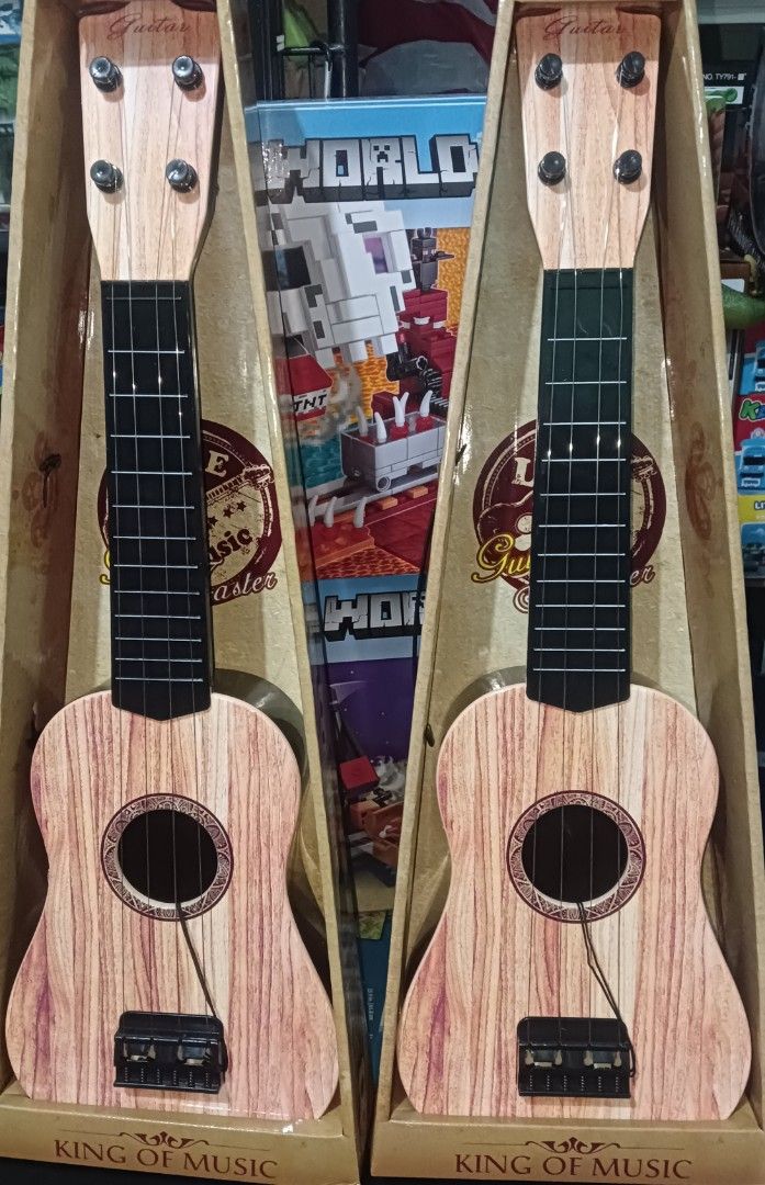 GUITAR WITH STRING FOR KIDS, Hobbies & Toys, Toys & Games on Carousell