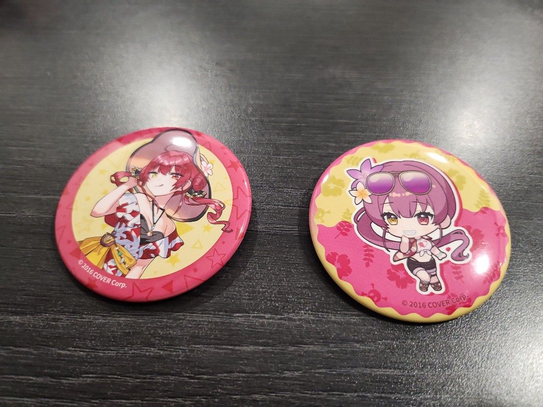 Hololive Umisea Can Badge Houshou Marine Minato Aqua Sakamata Chloe ...