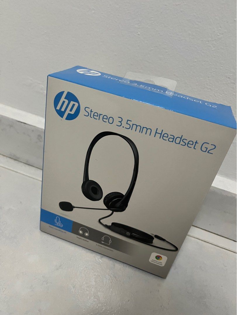 hp stereo headset g2, Audio, Headphones & Headsets on Carousell