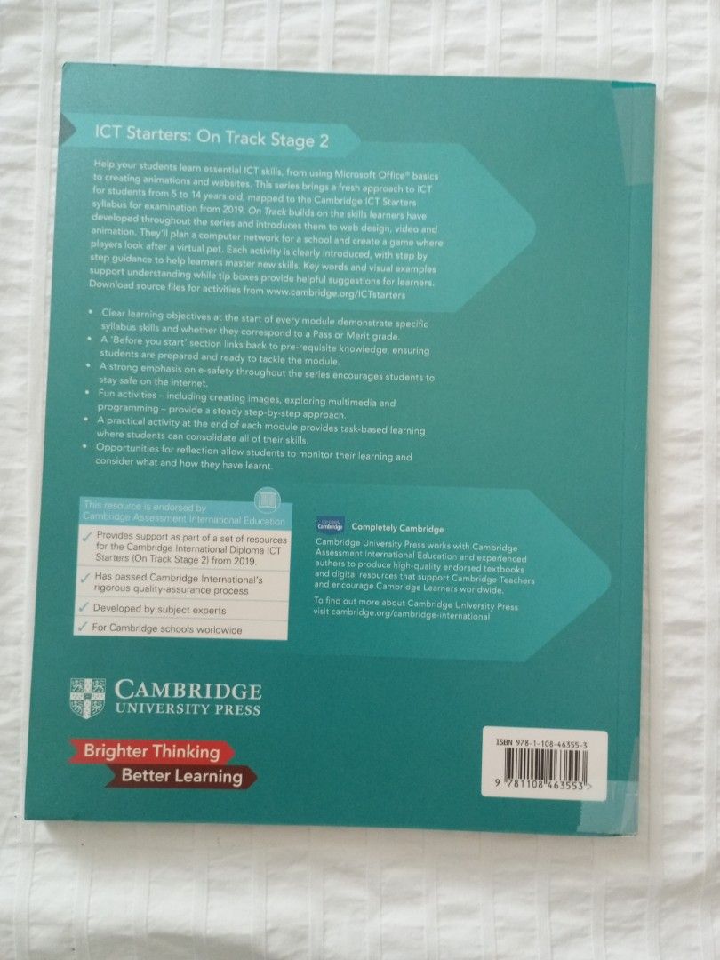 Igcse Ict Cambridge Course Book Fourth Edition On Track Stage 2