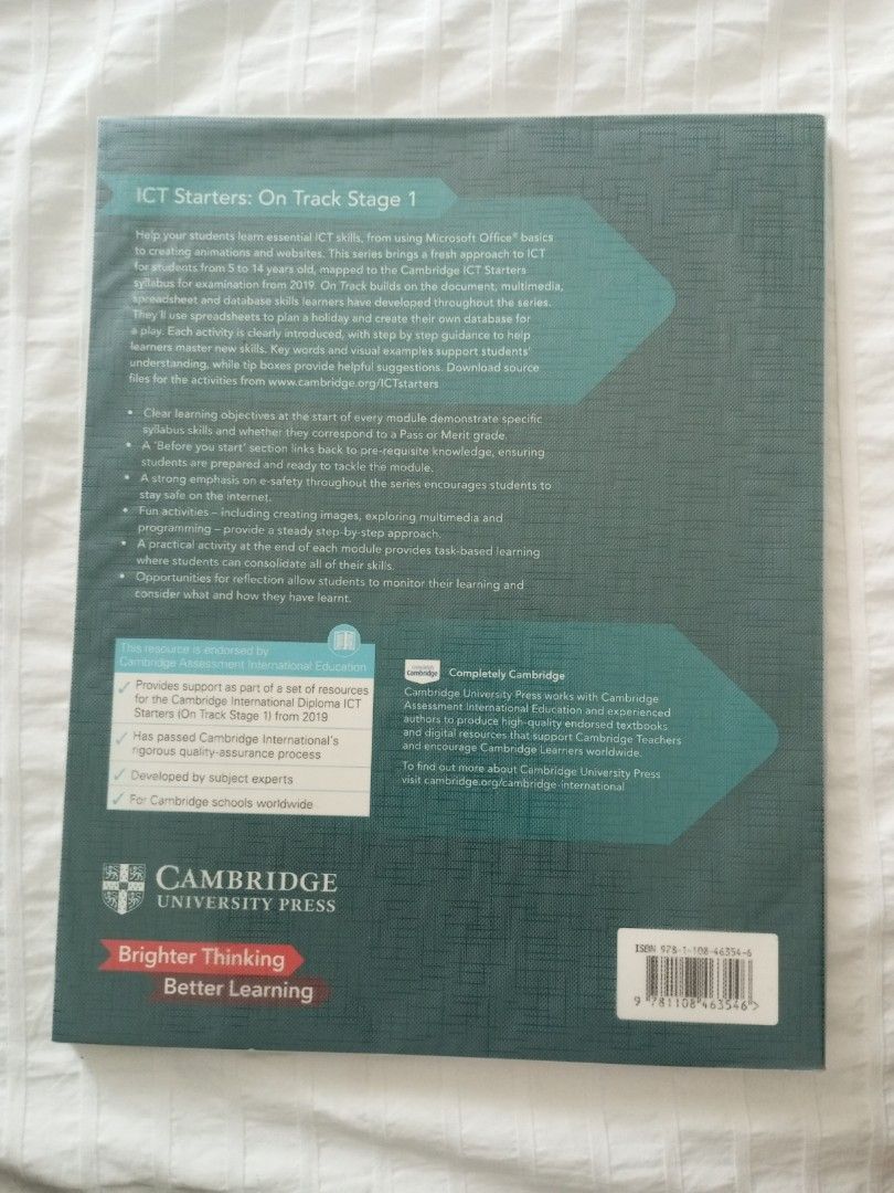 Igcse Ict Coursebook On Track Stage 1 Fourth Edition Caie Hobbies And Toys Books And Magazines