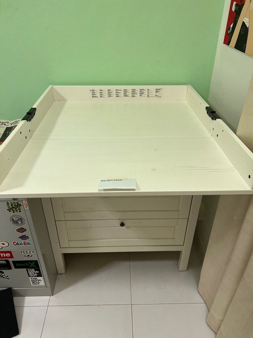 IKEA baby cot diapers changing cabinet, Babies & Kids, Baby Nursery & Kids Furniture, Changing ...