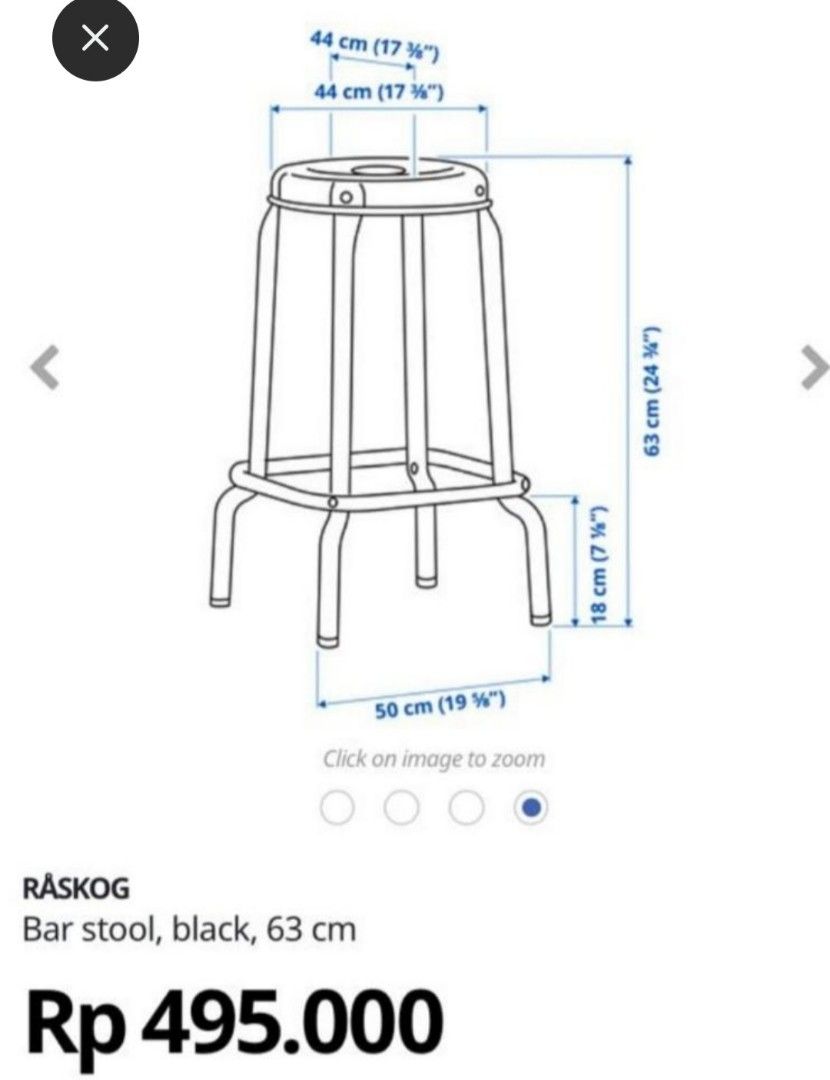 IKEA BAR STOOL, Perabotan Rumah di Carousell