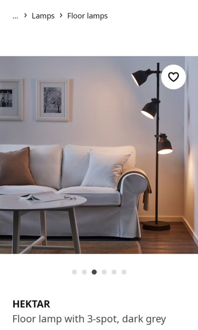 IKEA HERTAR Lamp Series 4 Designs Total5 lamp...x2 HEKTAR Work lamp ...