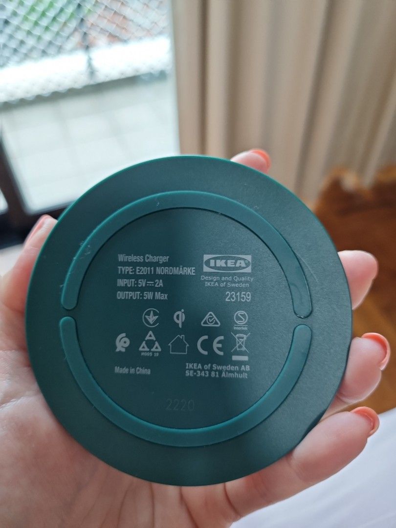 IKEA wireless charger, Computers & Tech, Parts & Accessories, Chargers ...
