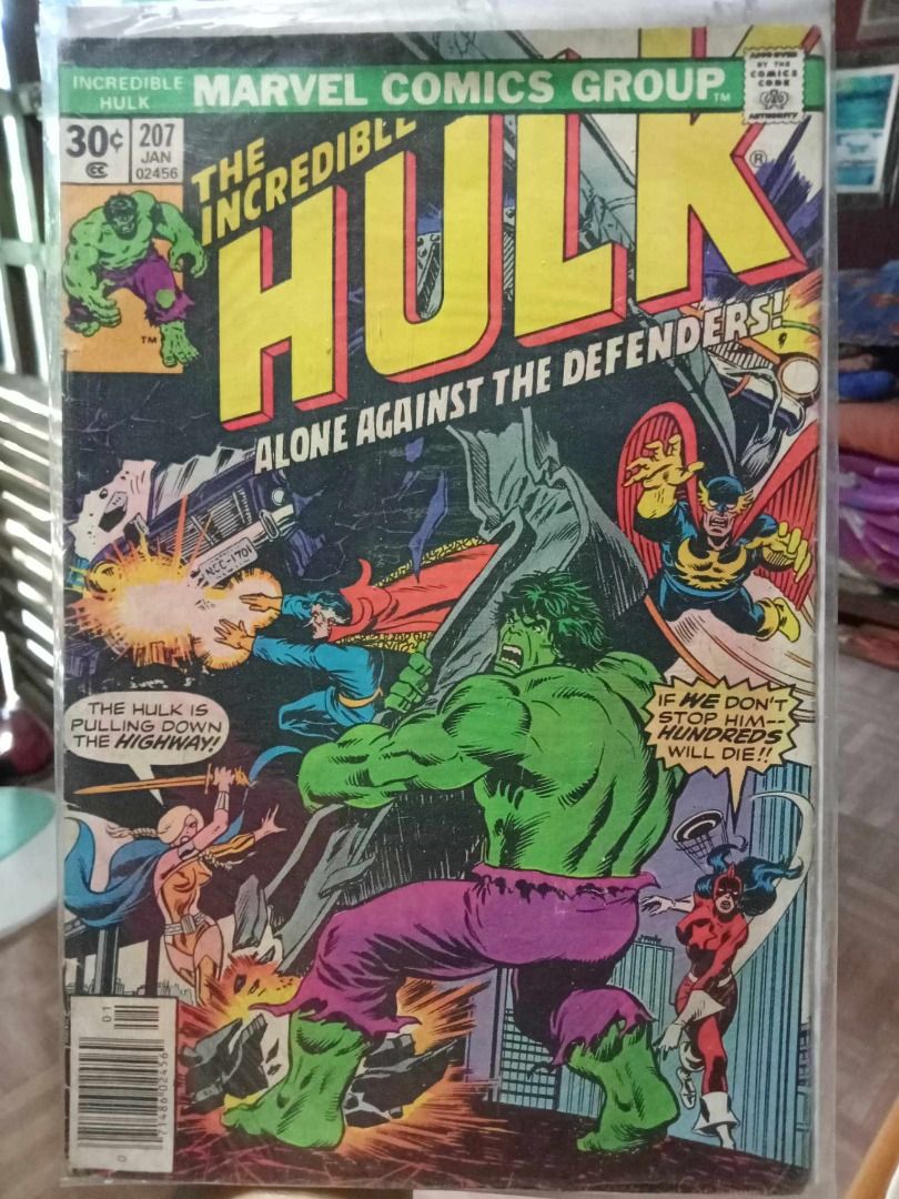 Incredible Hulk #207 (1977) Vintage Marvel Comics, Hobbies & Toys ...