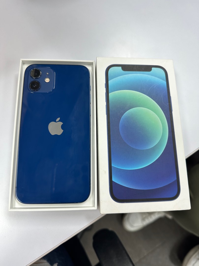 Iphone 12 Blue 64gb Globelocked, Mobile Phones & Gadgets, Mobile Phones ...