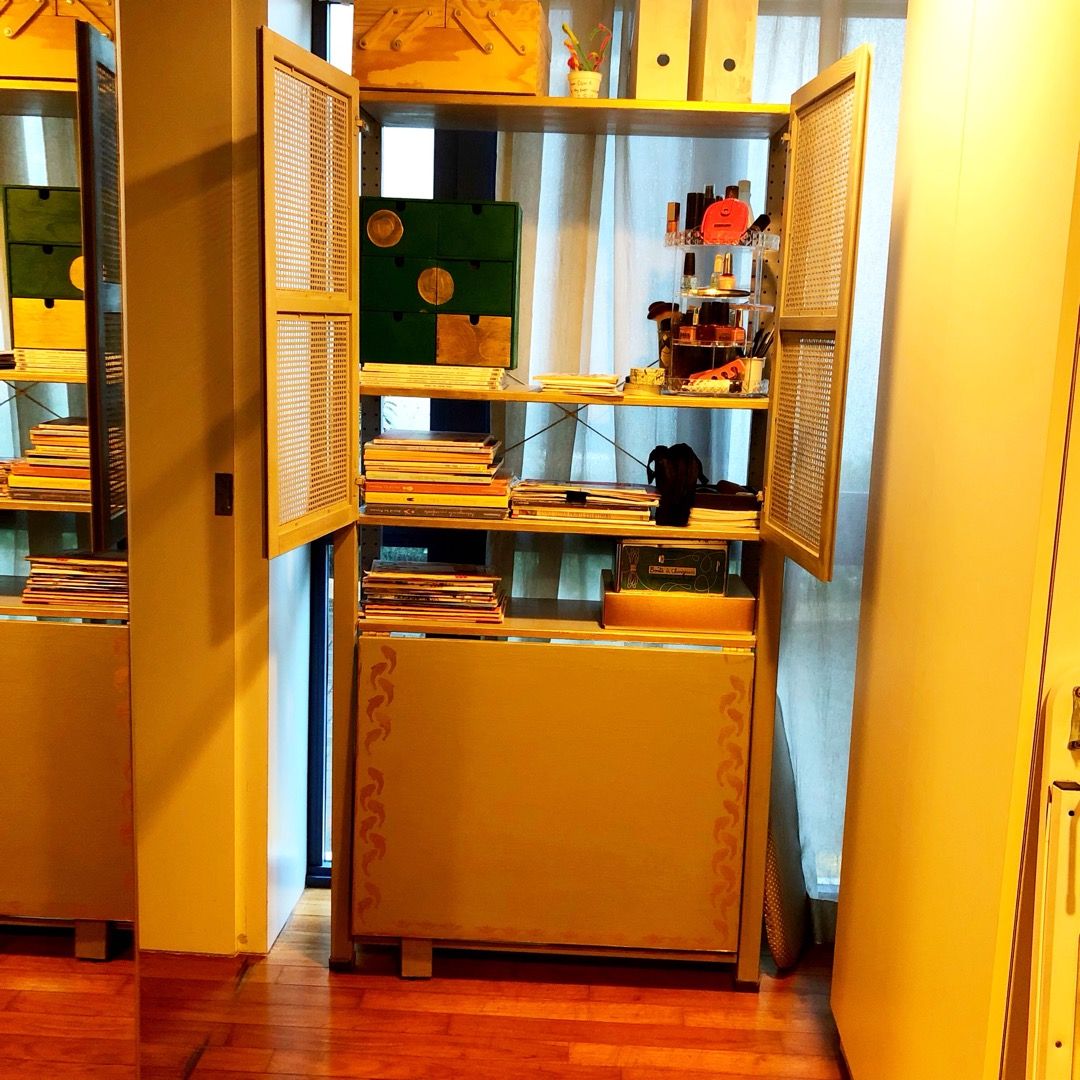 Ivar folding table and storage, Furniture & Home Living, Furniture ...